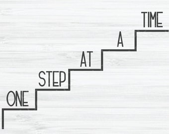 One Step at a Time - Etsy