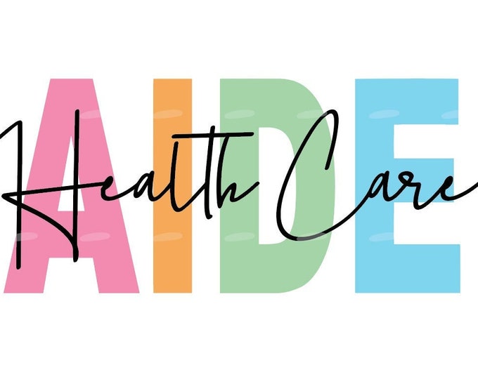 HCA Svg Health Care Aide Shirt Svg Health Care Aide Svg File Nurse ...