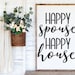 Happy Spouse Happy House SVG Relationship Svg Marriage Svg Home Decor ...