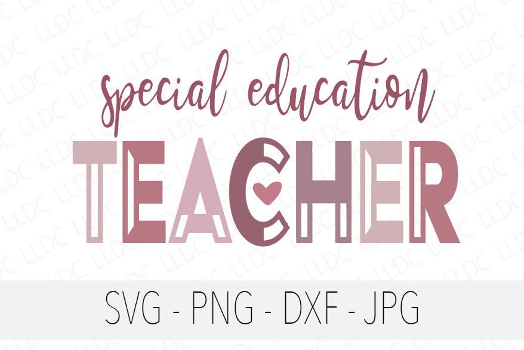 Special Education Teacher Svg Png Jpg Dxf, Sped Teacher Png, It's Okay ...