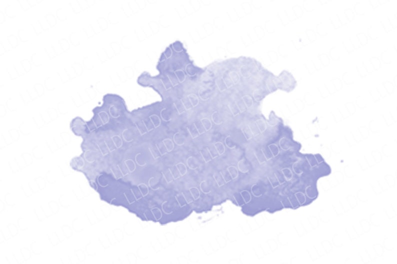 Purple Watercolor Splatters Png Paint Brush Strokes Clip Art | Etsy