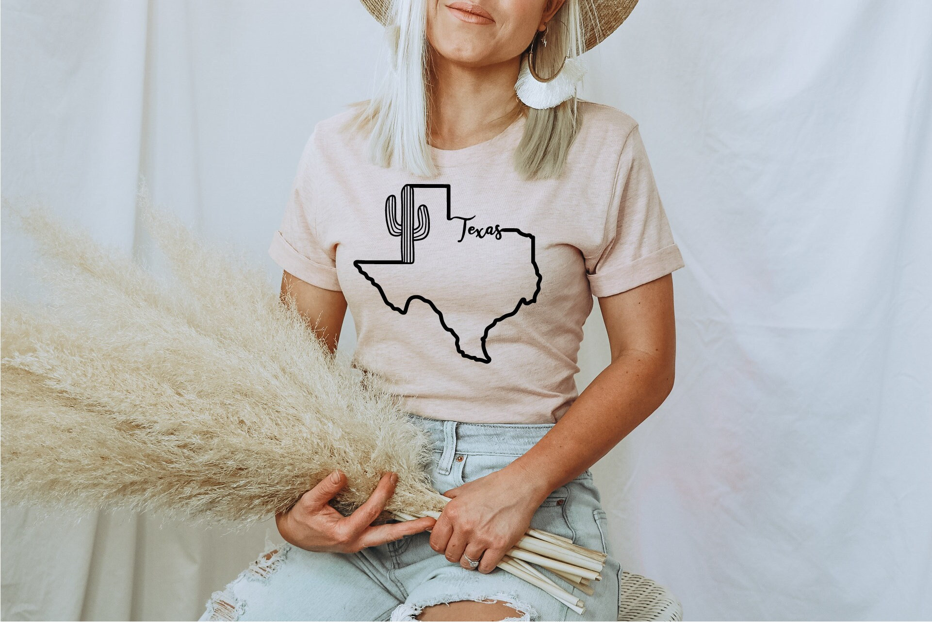 Texas Outline Cactus SVG. Texas Cursive PNG. Texas Vector Design ...