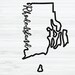 Rhode Island Outline SVG. Rhode Island Cursive Svg. Rhode Island State ...