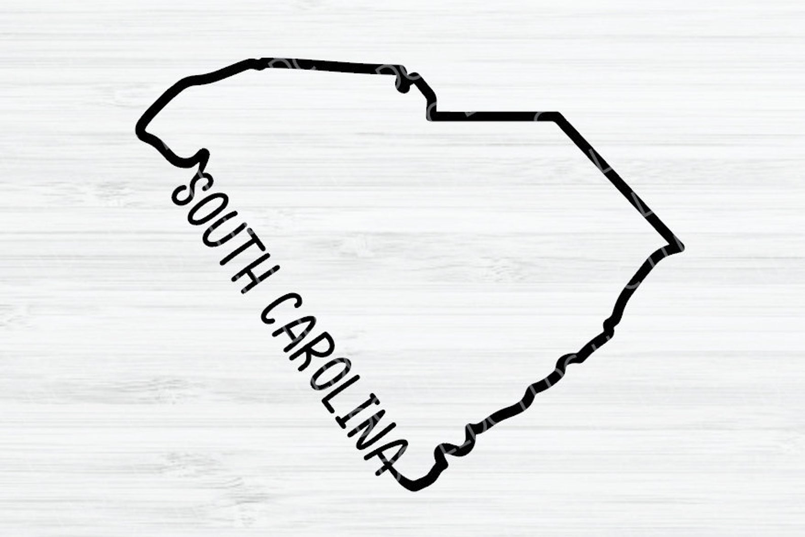 South Carolina Outline SVG. South Carolina Svg. South Carolina Svg ...