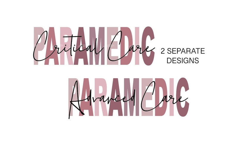 Critical Care Paramedic Svg Png Dxf Jpg Advanced Care - Etsy