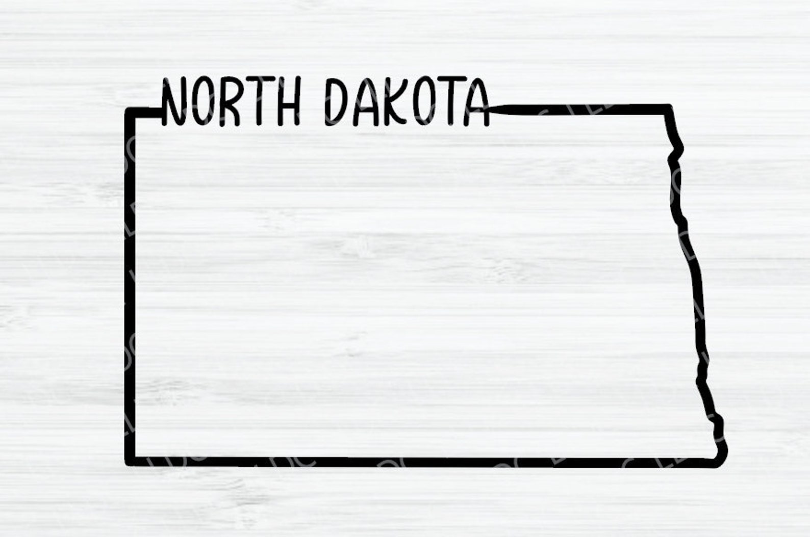 North Dakota Outline SVG. North Dakota Svg. North Dakota Design. North ...