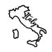 Italy Outline SVG PNG, Italy Cursive Vector File, Italy Design, Country ...