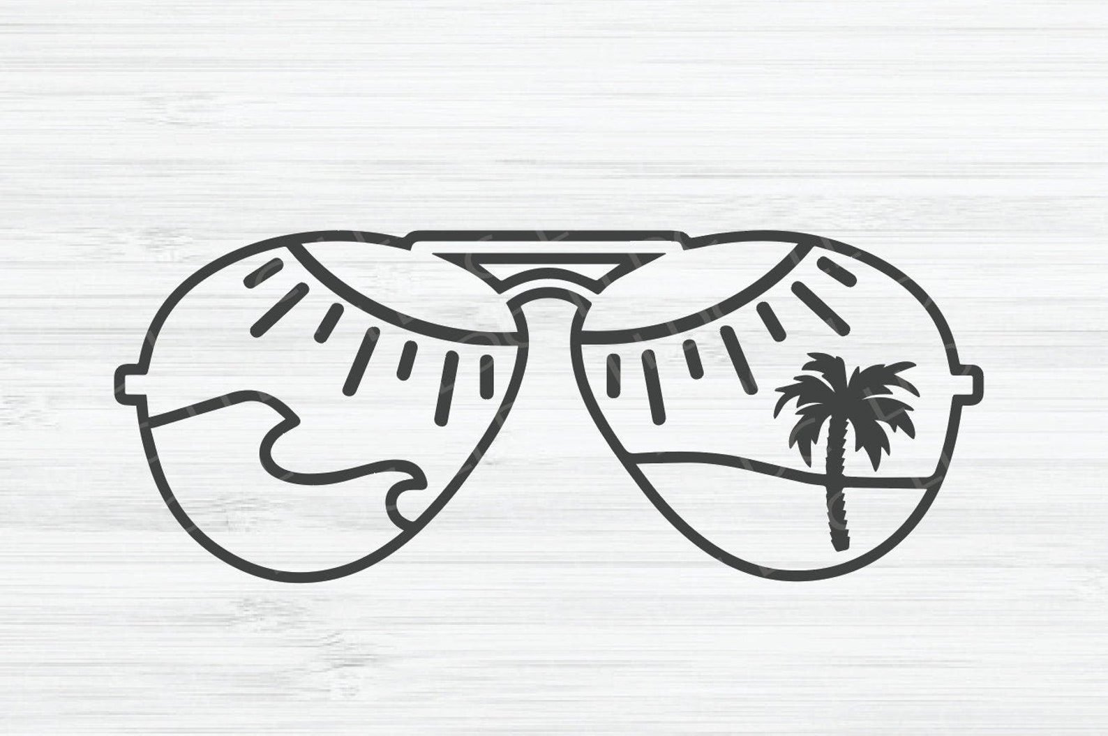 Aviators SVG PNG File Beach Svg Beach Scene Svg Outdoors - Etsy