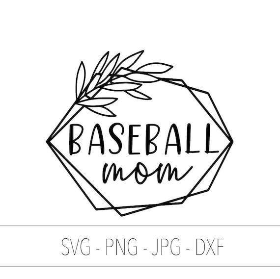 Baseball Mom Svg Png Dxf Jpg File. Baseball Svg. Baseball Mom - Etsy