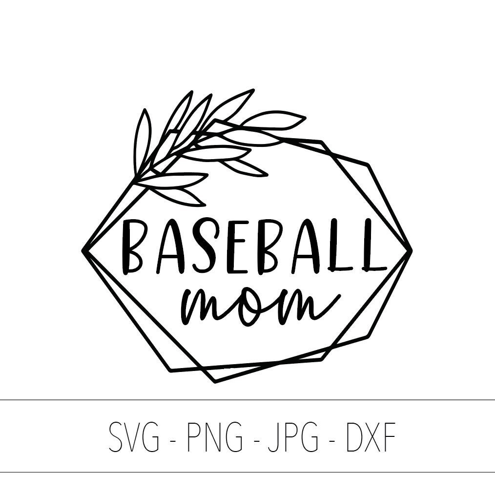 Baseball Mom Svg Png Dxf Jpg File. Baseball Svg. Baseball Mom Png ...