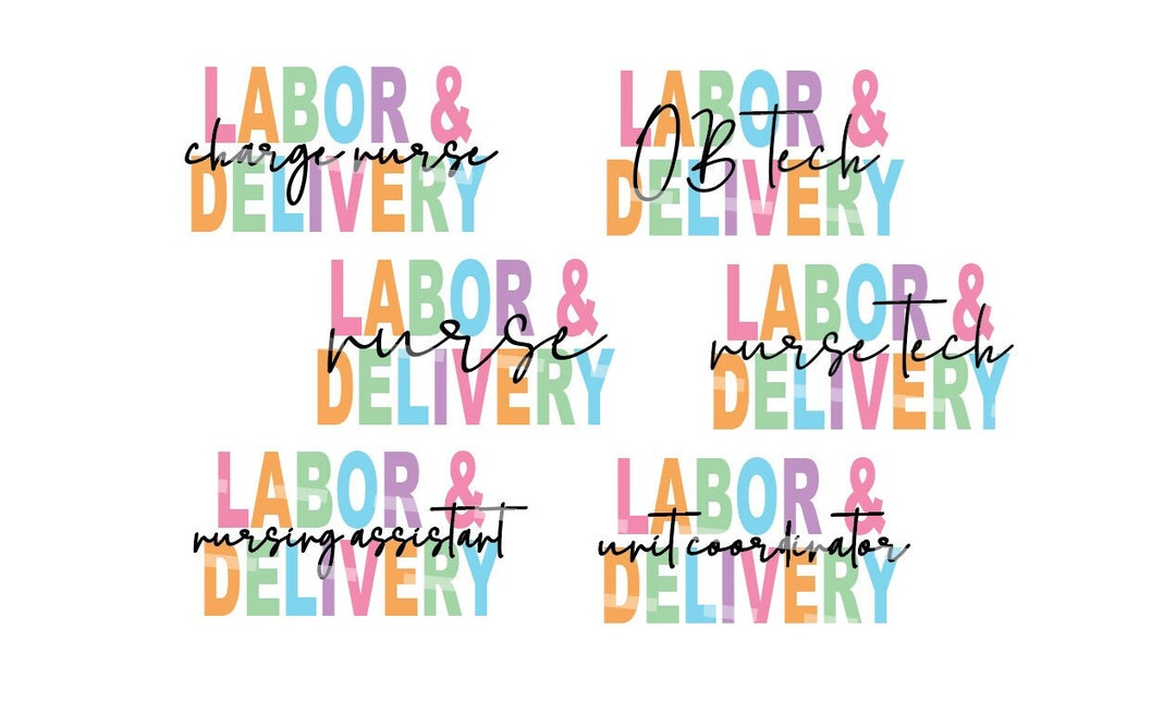 Labor and Delivery Group of Designs Png, Labor and Delivery Png, OB ...