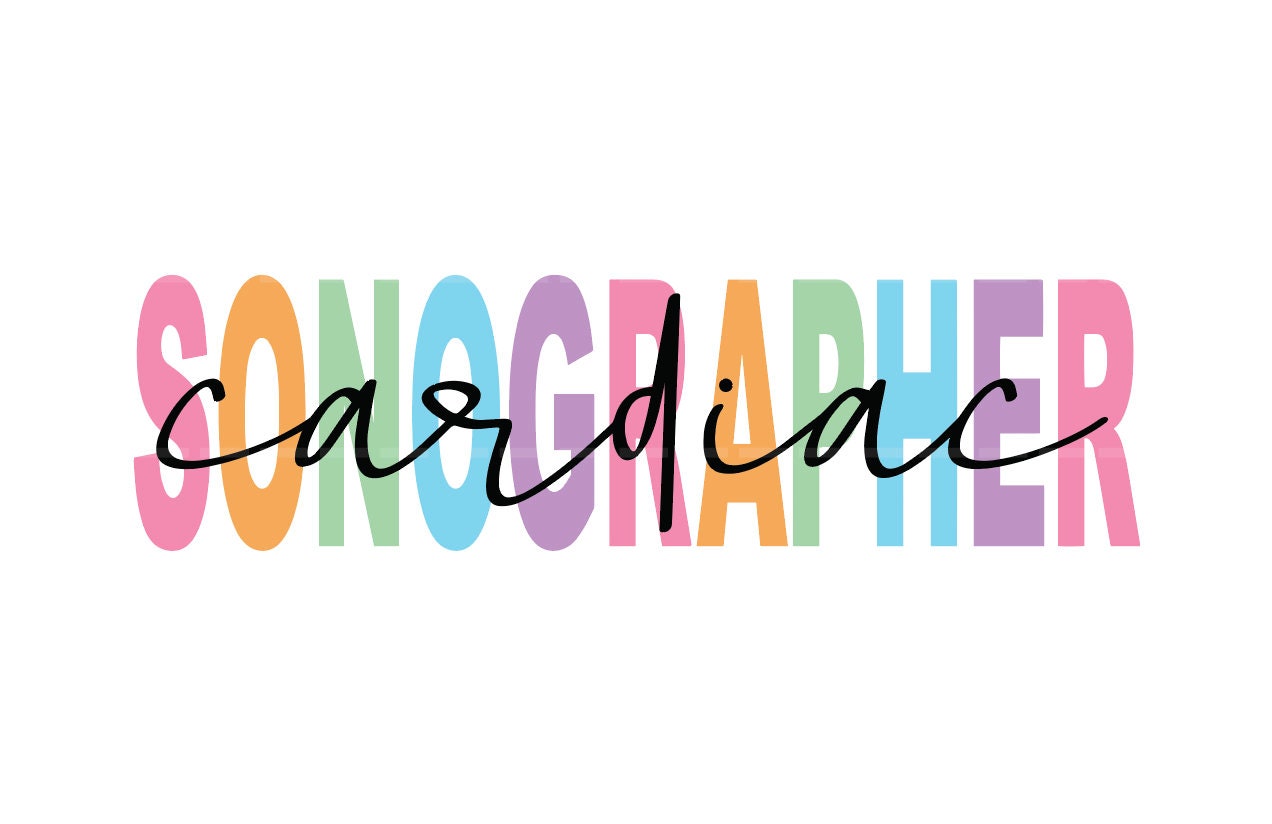 Cardiac Sonographer Svg Png Dxf Jpg Cardiac Ultrasound SVG - Etsy Canada