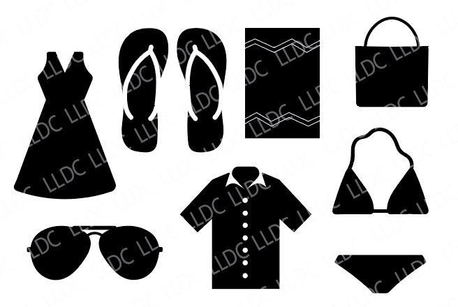 Beach Bundle Svg Vacation Svg Holiday Svg Summer Svg | Etsy