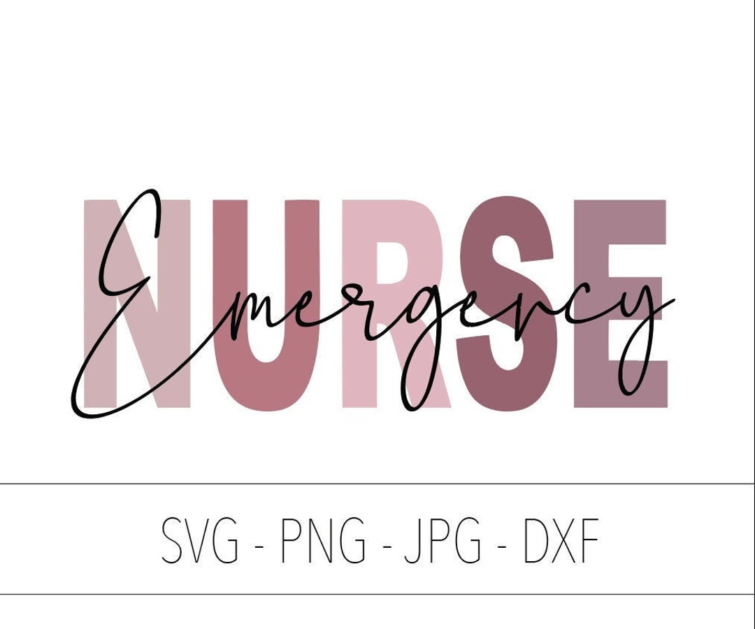 Emergency Room Nurse Svg Png Dxf Jpg, Trauma Team Svg, ICU Nurse Png ...