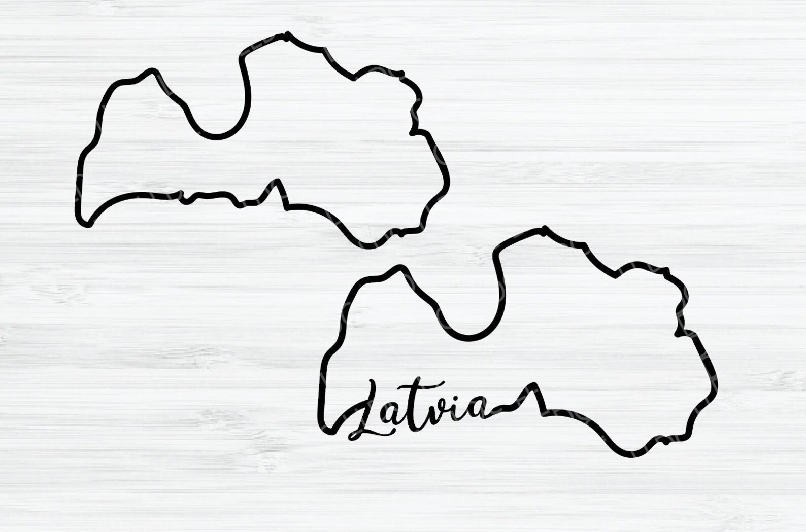 Latvia Outline SVG, Latvia PNG, Latvia Cursive Design, Country Svg ...