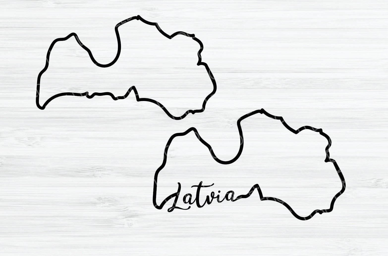 Latvia Outline SVG, Latvia PNG, Latvia Cursive Design, Country Svg ...