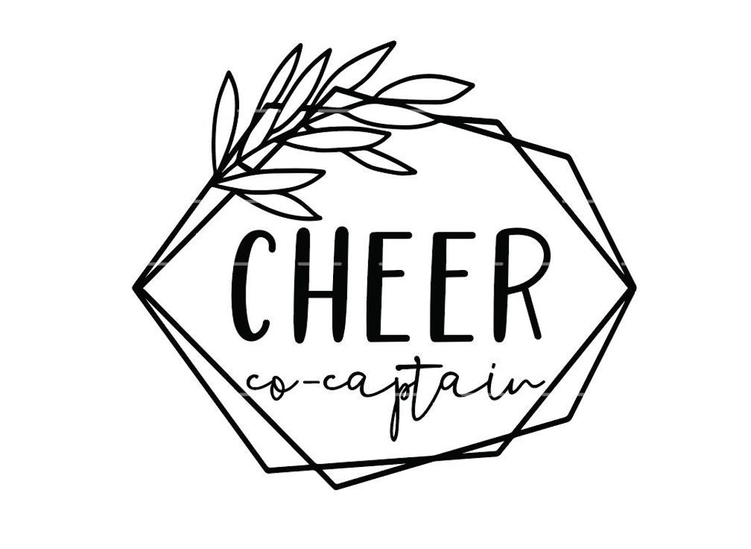 Cheer Co-captain Svg Png Dxf Jpg, Cheerleading Svg, Cheer Captain Png ...