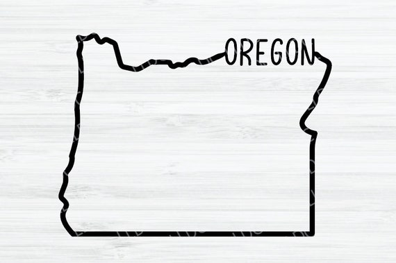 Oregon Outline SVG. Oregon Svg. Oregon Vector File. Oregon | Etsy