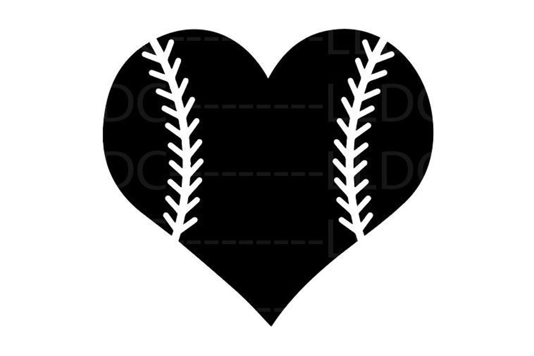 Baseball Heart Svg/png/dxf/jpg, Baseball Svg, Baseball Shirt Png, Cute ...