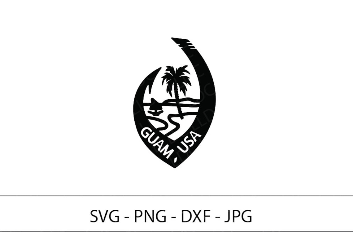 Guam SVG | Guam Seal Svg | Guam Vector File | Guam Hook Svg | Guam ...
