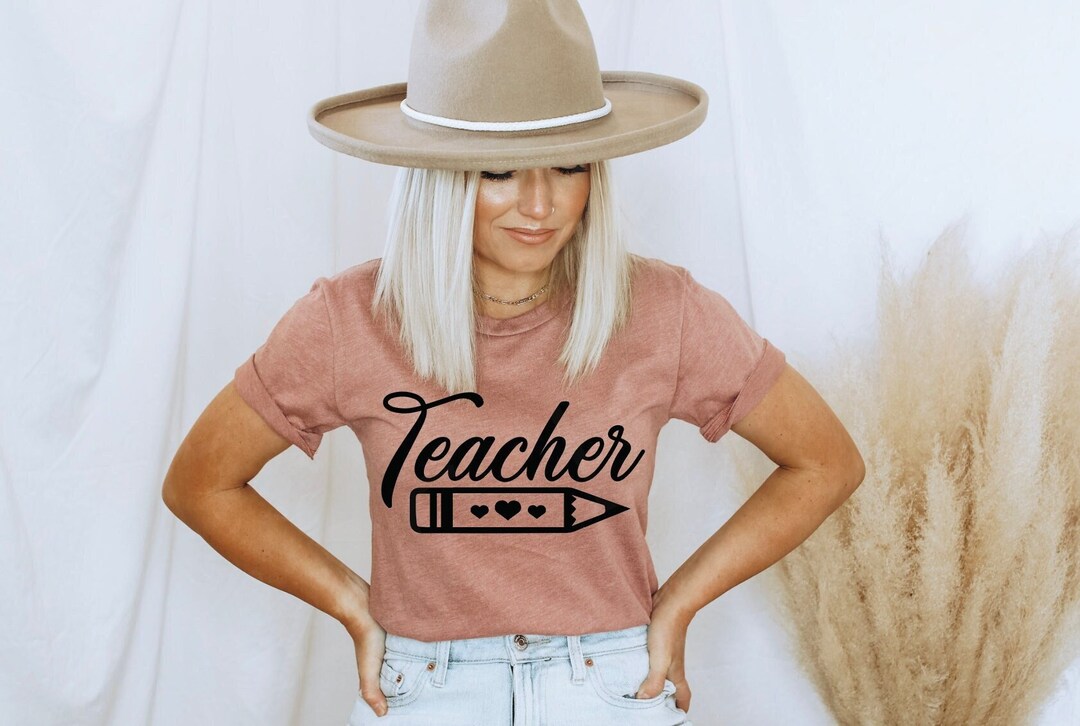 Teacher Svg Png, New School Year Svg, Pencil Svg, School Clip Art, Back ...