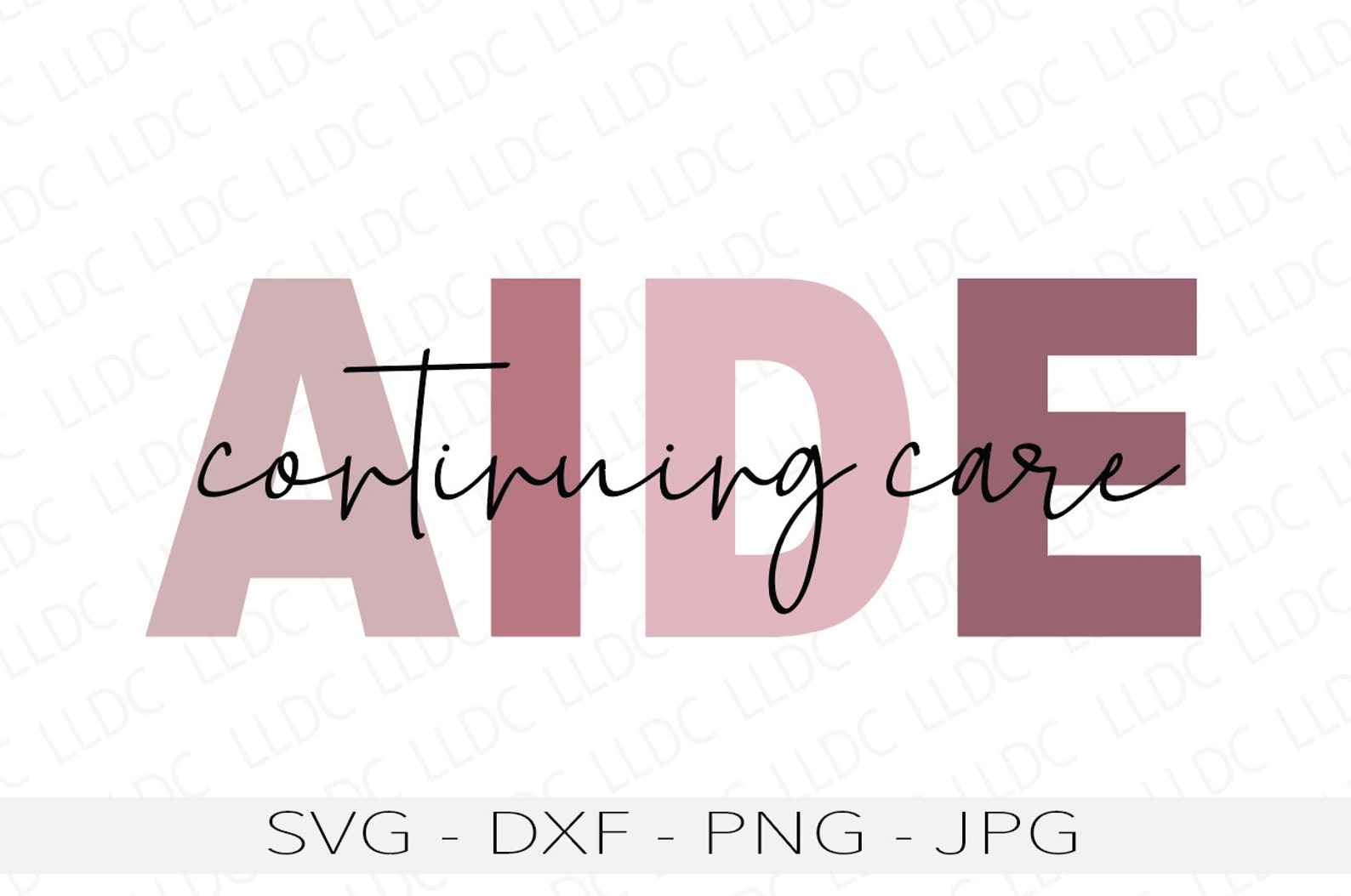 Continuing Care Assistant Svg Png Dxf Jpg, Long Term Care Nurse Svg ...