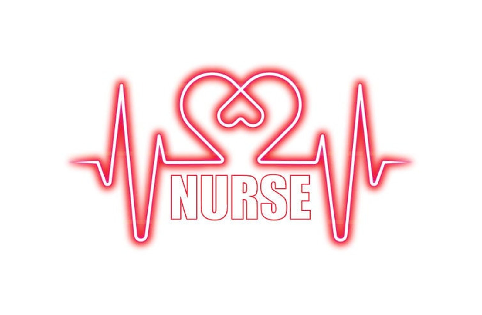 Nurse PNG JPG Neon Heartbeat Nurse Png Neon Sign Nurse Png - Etsy