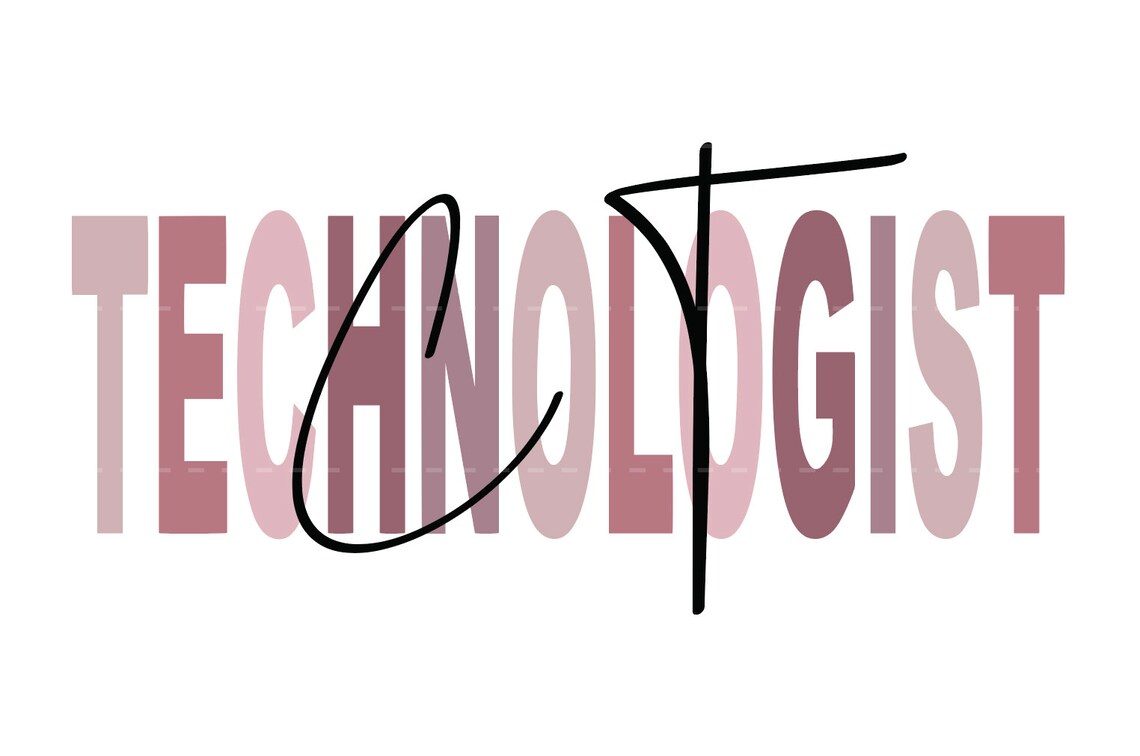 CT Tech Svg/png/dxf/jpg, Computed Tomography Tech SVG, Ct Technologist ...