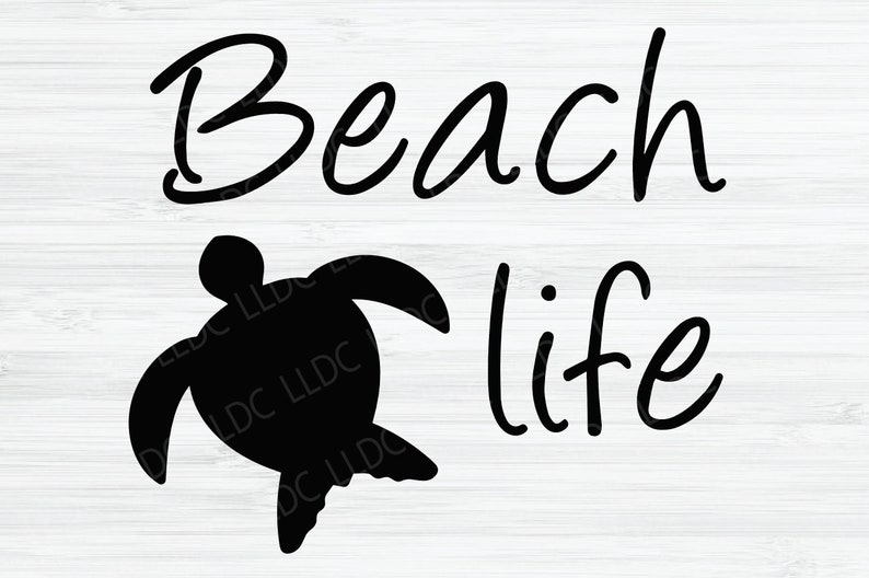 Beach Life Svg | Ocean Life Svg | Turtle Svg | Beach Day Svg | Summer ...