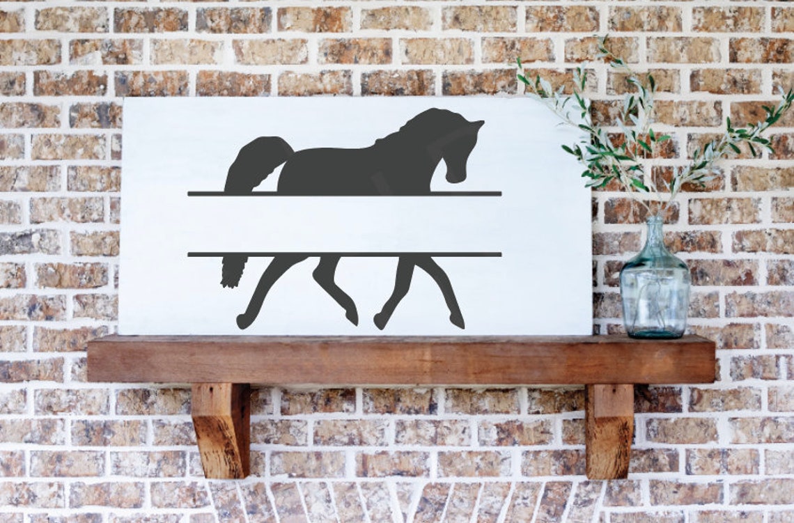 Horse Sign Svg Horse Lover Svg Farmhouse Svg Monogram | Etsy