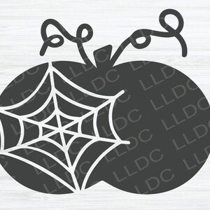 Spider Web Pumpkin Svg, Pumpkin Patch Svg, Spider Pumpkin Svg, Fall ...