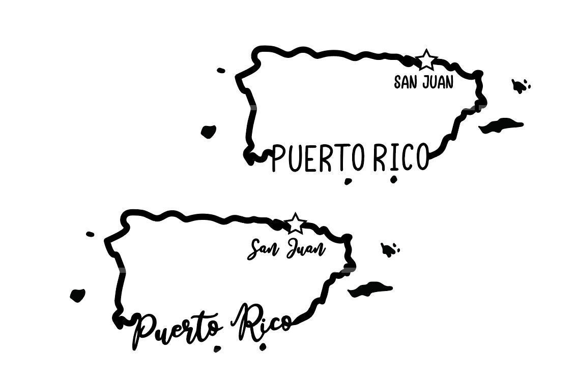Mapas De Puerto Rico Para Colorear