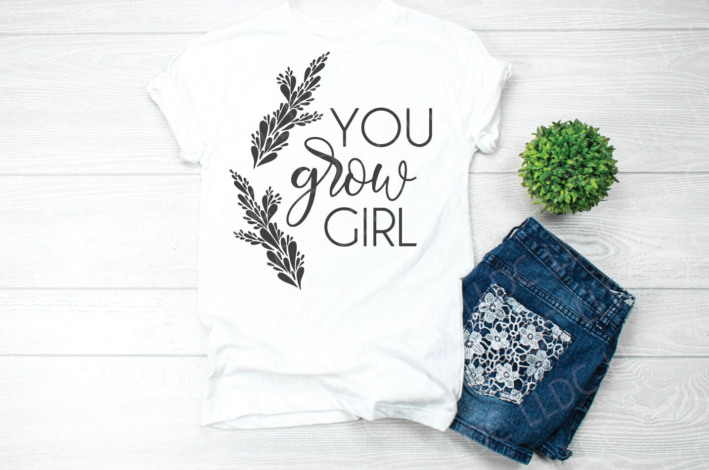 You grow girl SVG Beauty svg Motivational quote svg | Etsy