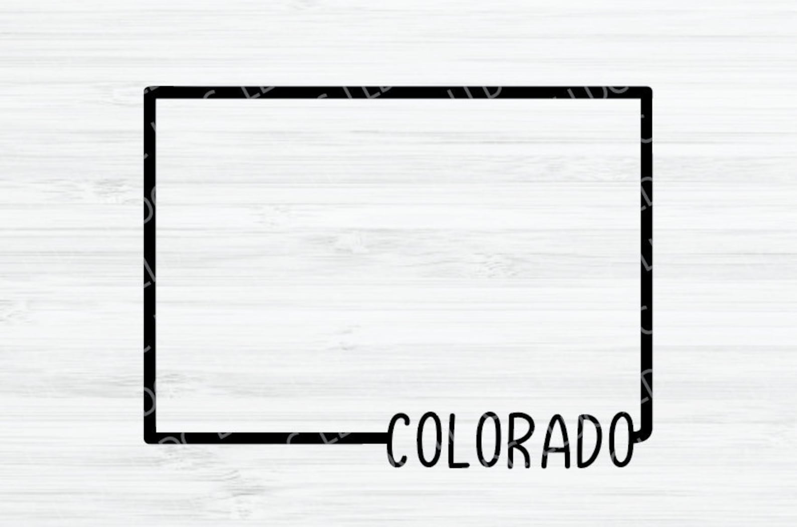 Colorado Outline SVG. Colorado Vector File. Colorado Design. Colorado ...