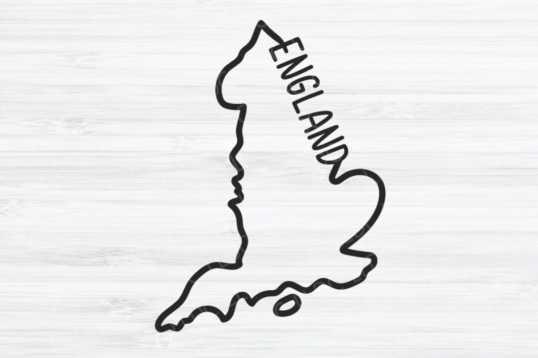 England Outline SVG | England Writing Vector File | England Design ...