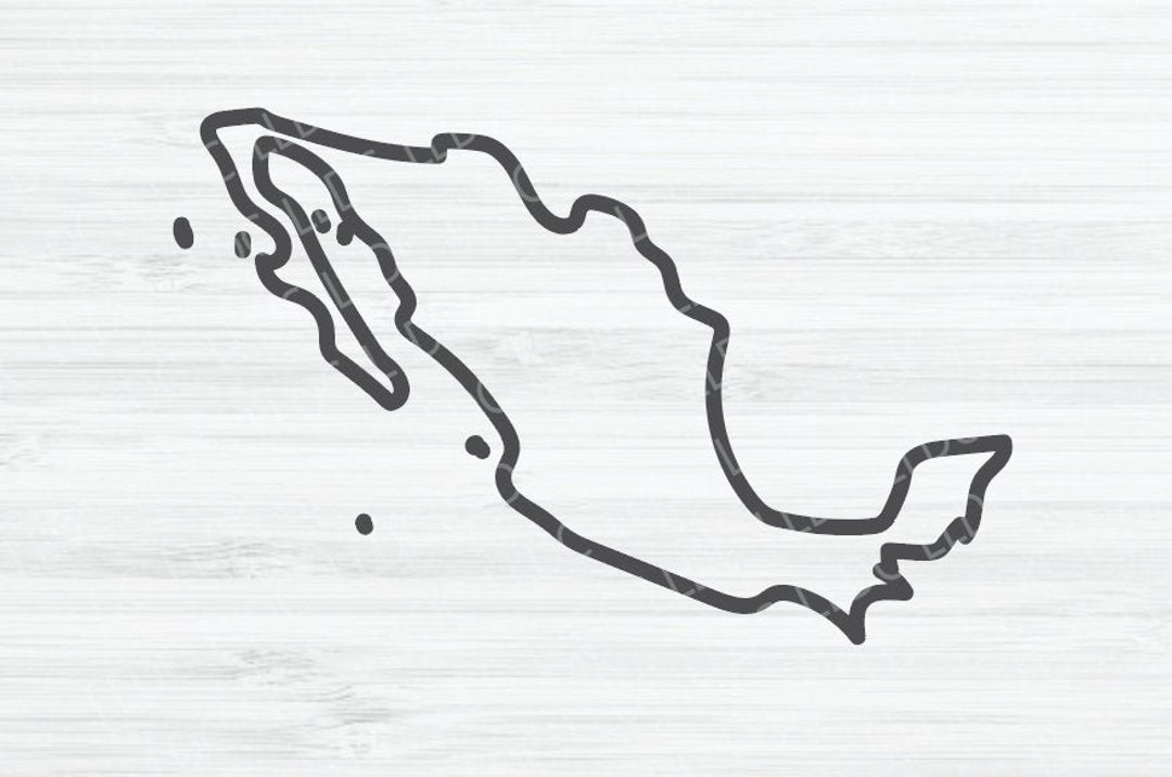 Mexico Outline PNG, Mexico Vector, Mexico Design, Country Png, Mexico ...