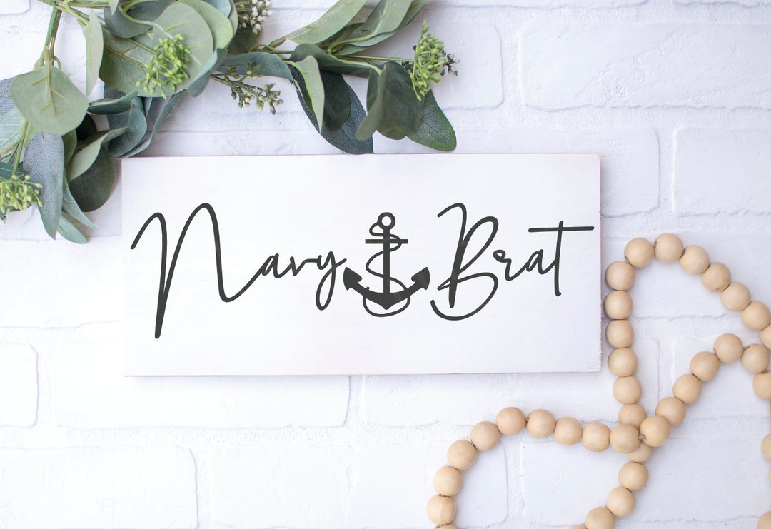 Navy Brat Svg, Anchor SVG, Boating Anchor, Boating Svg, Navy Svg, Navy ...
