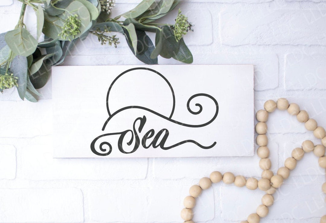 Sun and the Sea Svg | Sunrise Svg | Waves Svg | Summer Svg | Beach Day ...
