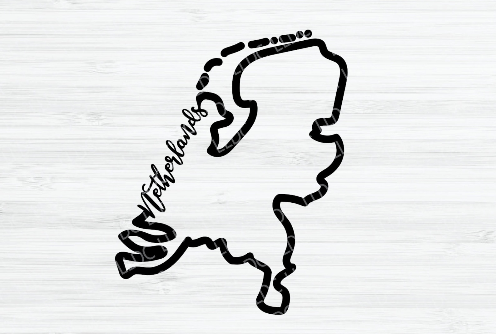 Netherlands Outline SVG, Netherlands Plain Outline, Netherlands Cursive ...