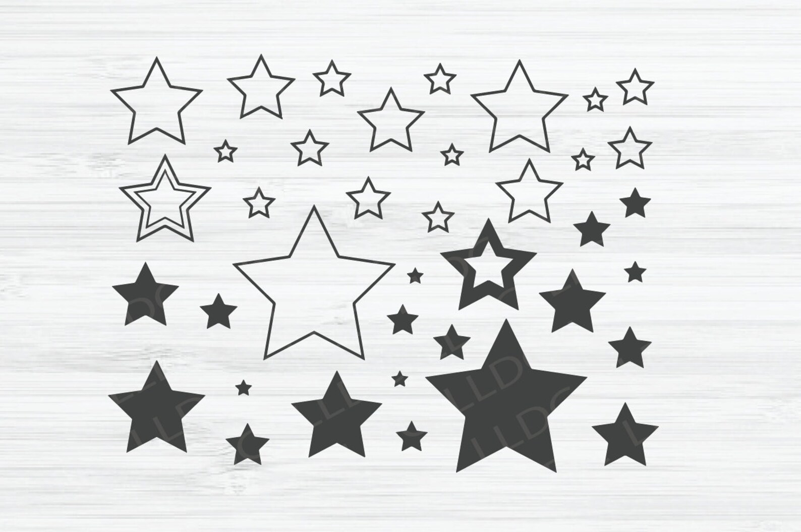 Stars SVG Cut File. Stars Cricut Cut File. Star Svg. Stars - Etsy