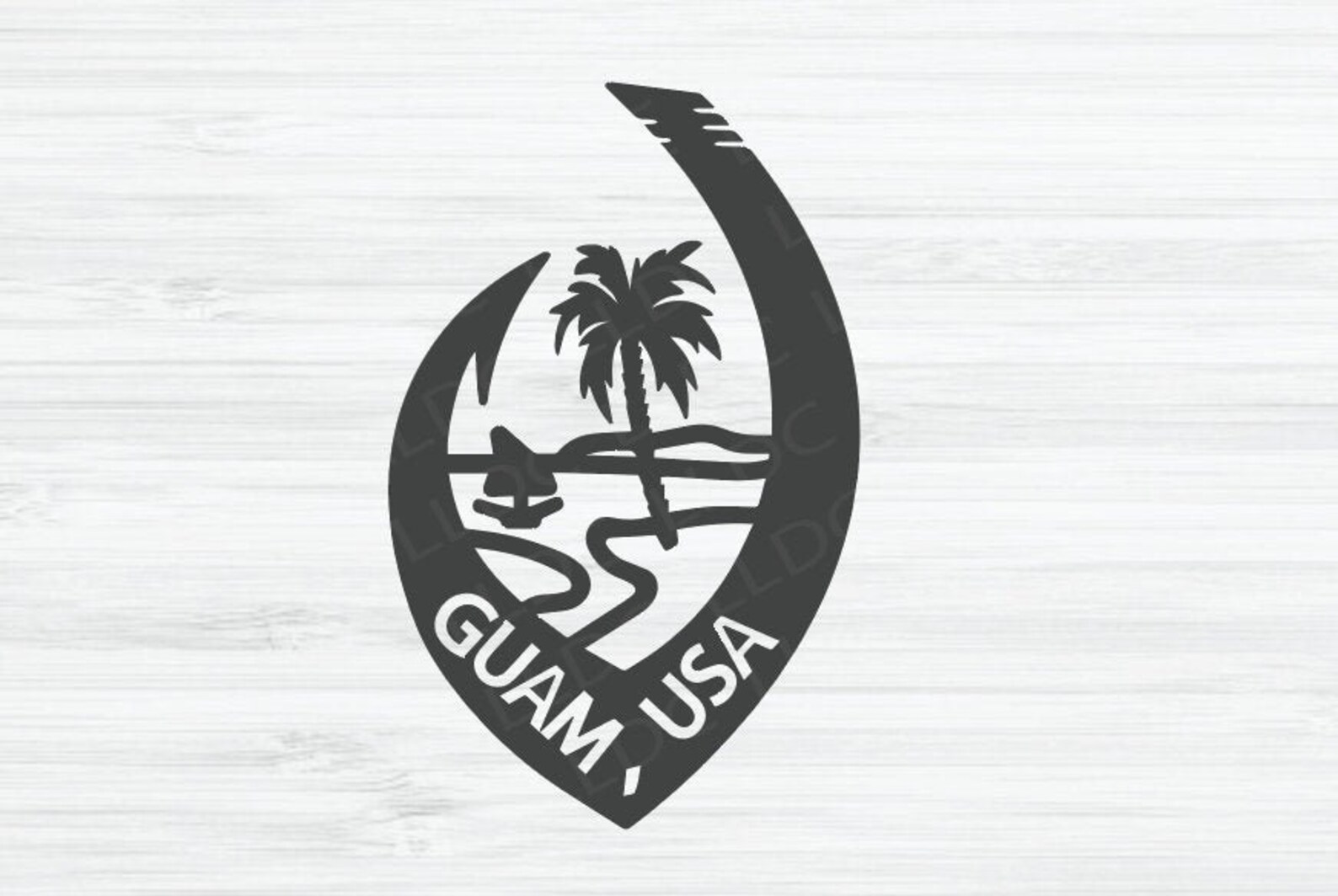 Guam SVG Guam Seal Svg Guam Vector File Guam Hook Svg | Etsy UK