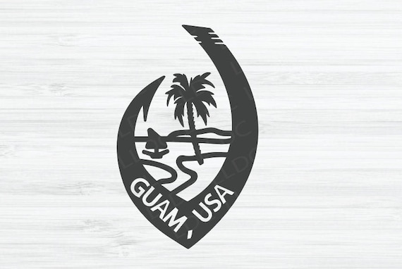 Guam SVG Guam Seal Svg Guam Vector File Guam Hook Svg | Etsy