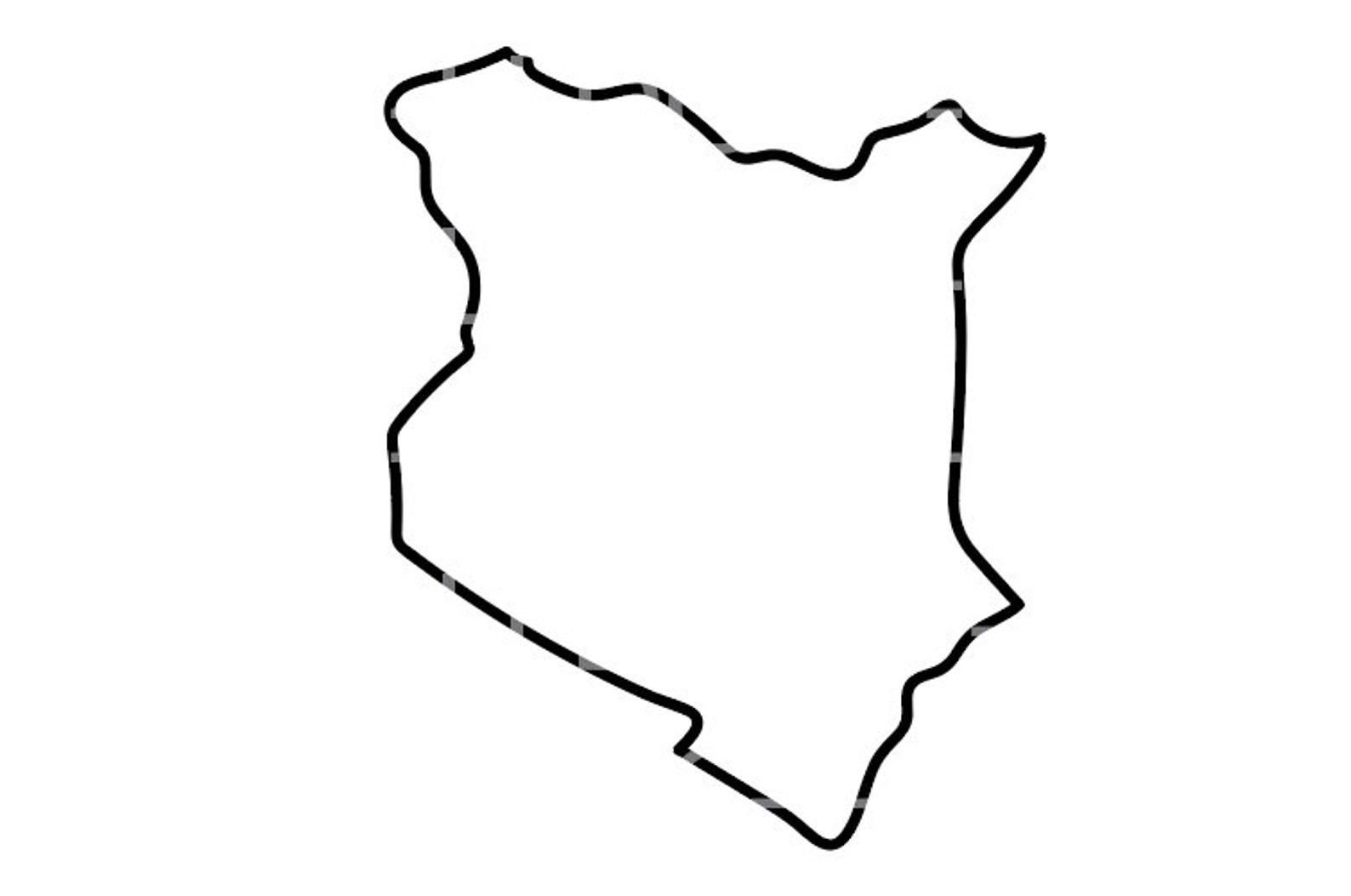 Kenya Outline SVG PNG, Kenya Cursive Vector File, Africa Svg, African ...