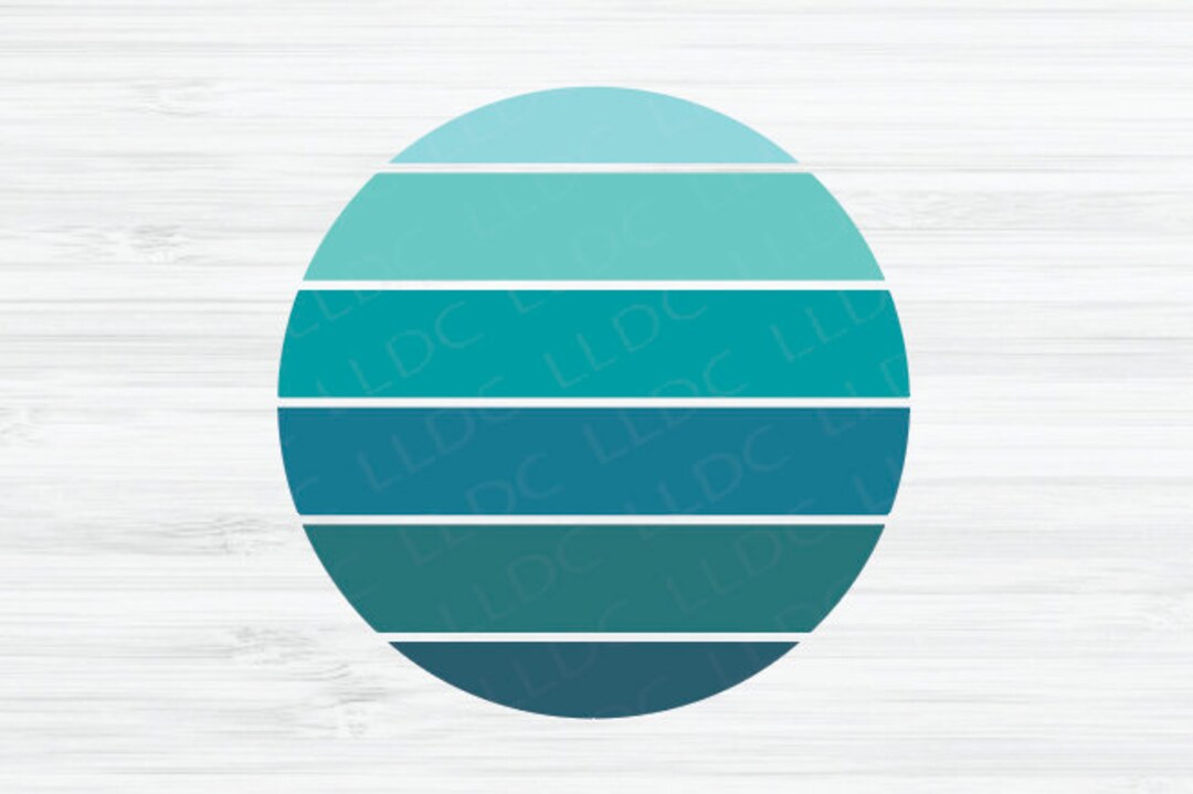 Circle SVG File | Colorful Circle Svg | Retro Svg, Retro Circle Svg ...