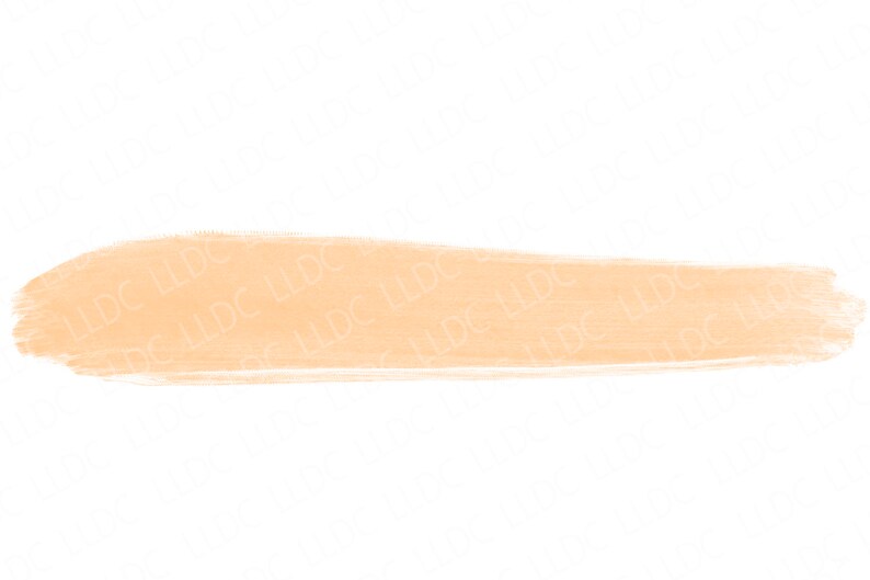 Peach Watercolor Brush Stroke Png | Paint Brush Strokes Clip Art ...