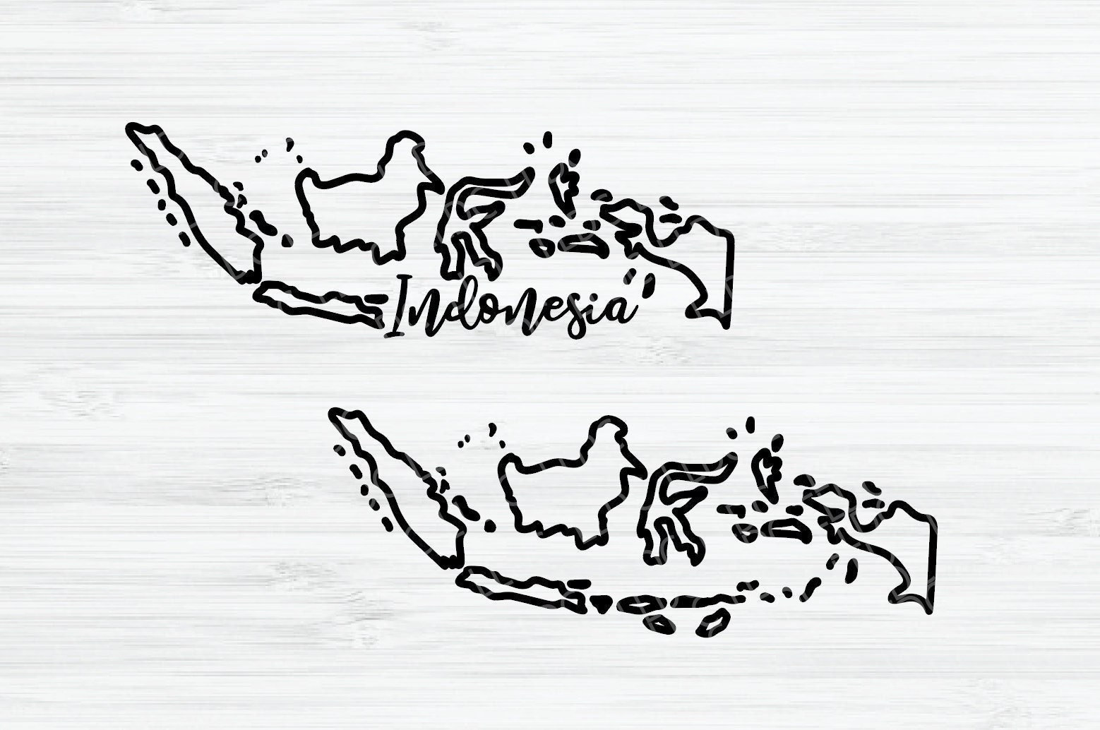 Indonesia Outline SVG PNG Indonesia Vector File Indonesia - Etsy Canada