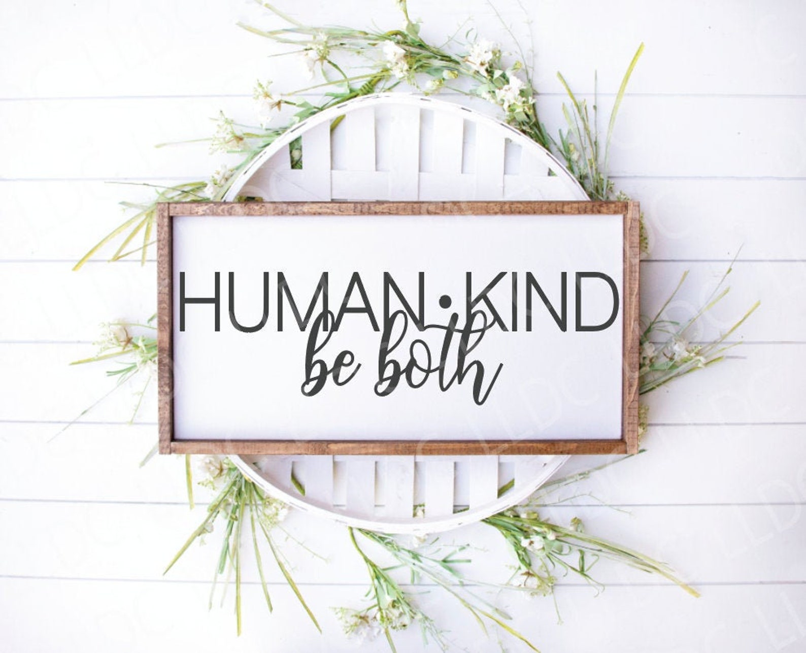 Human Kind Be Both SVG Human Kind SVG File Be a Kind Human | Etsy