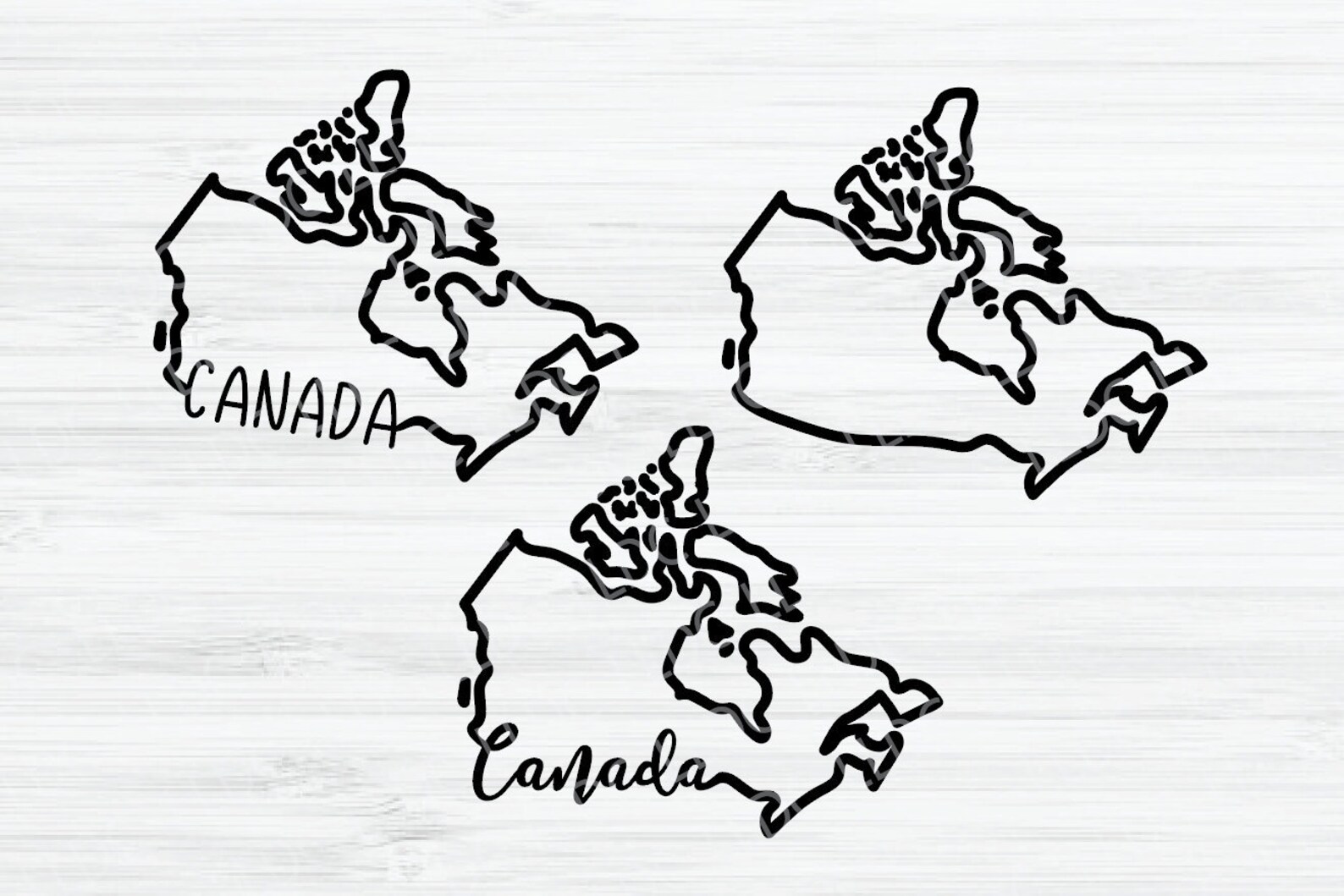 Canada Outline SVG, Canada Vector, Canada Cursive Design, Country Svg ...