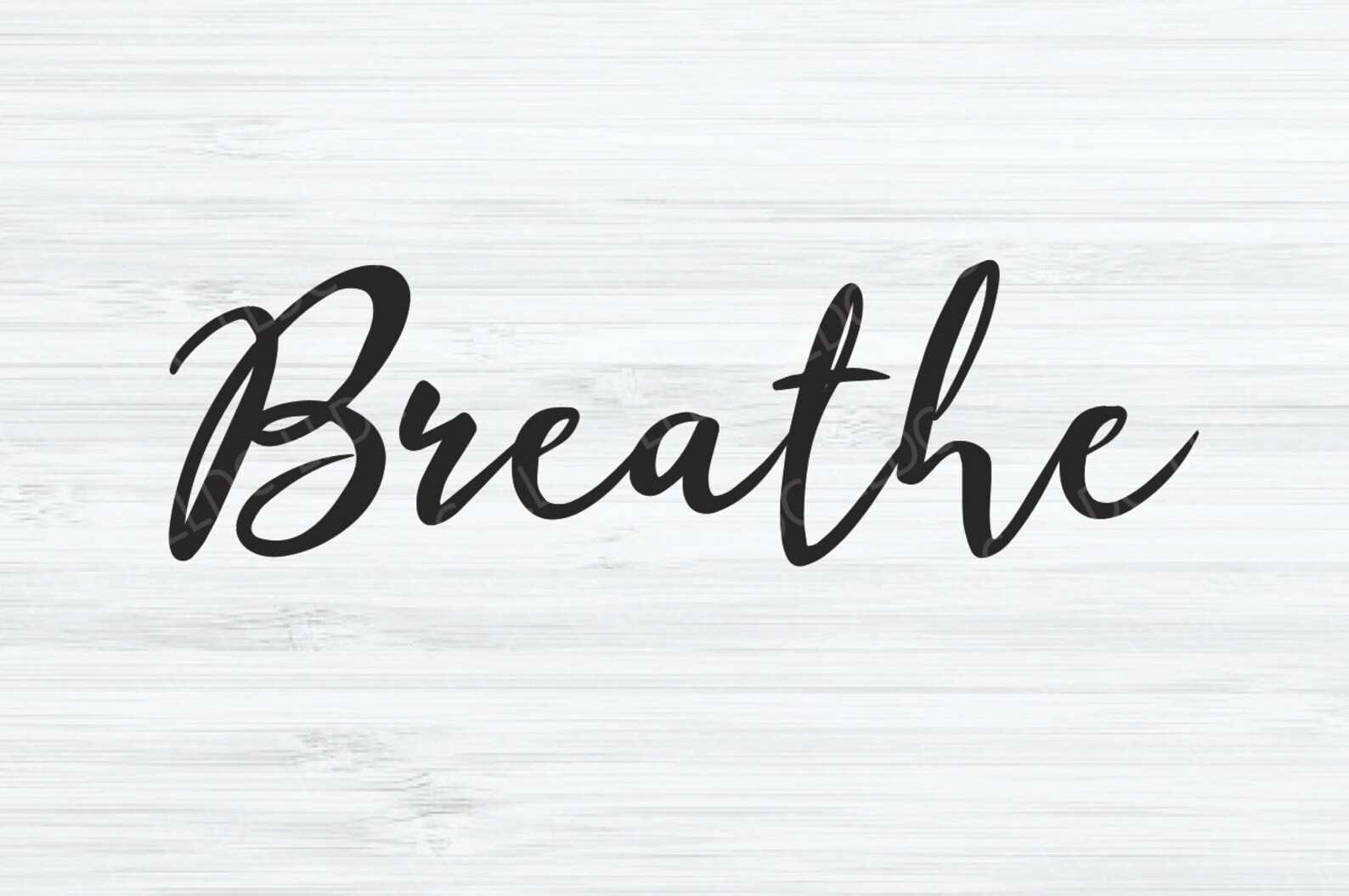 Breathe SVG File Instant Downloadable File Breathe Cut | Etsy