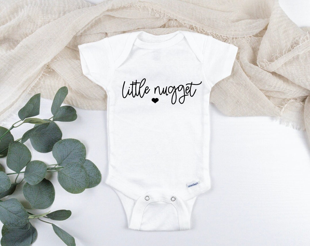 Little Nugget SVG, Baby Shirt Svg, Baby Bodysuit Svg, Baby Tee Svg ...